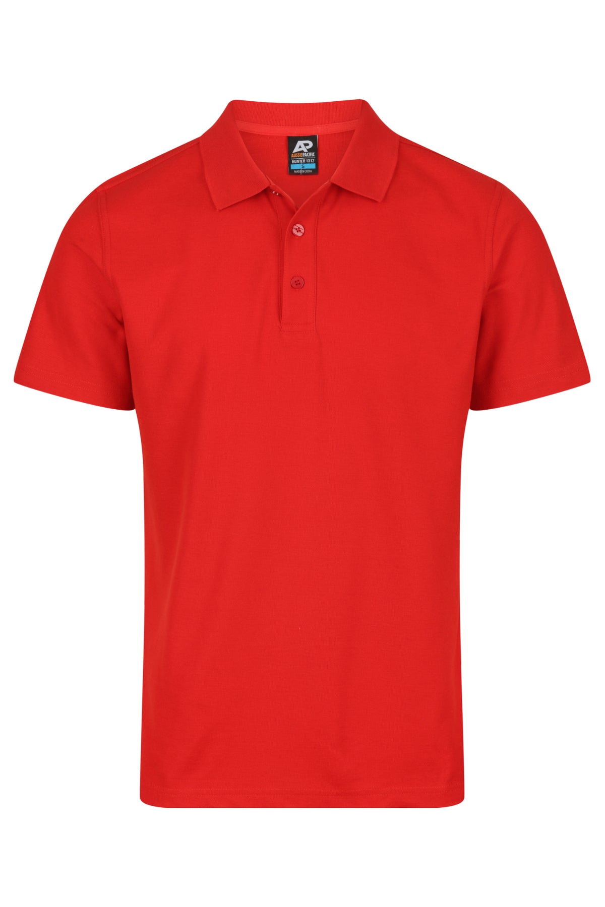 HUNTER MENS POLOS - RED — Fourseasons Textiles